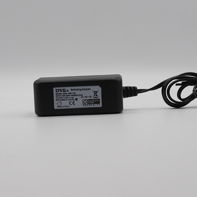 آداپتور 12 ولت 1 آمپر دیواری برند DVE - فروشگاه آداپتور سنتر